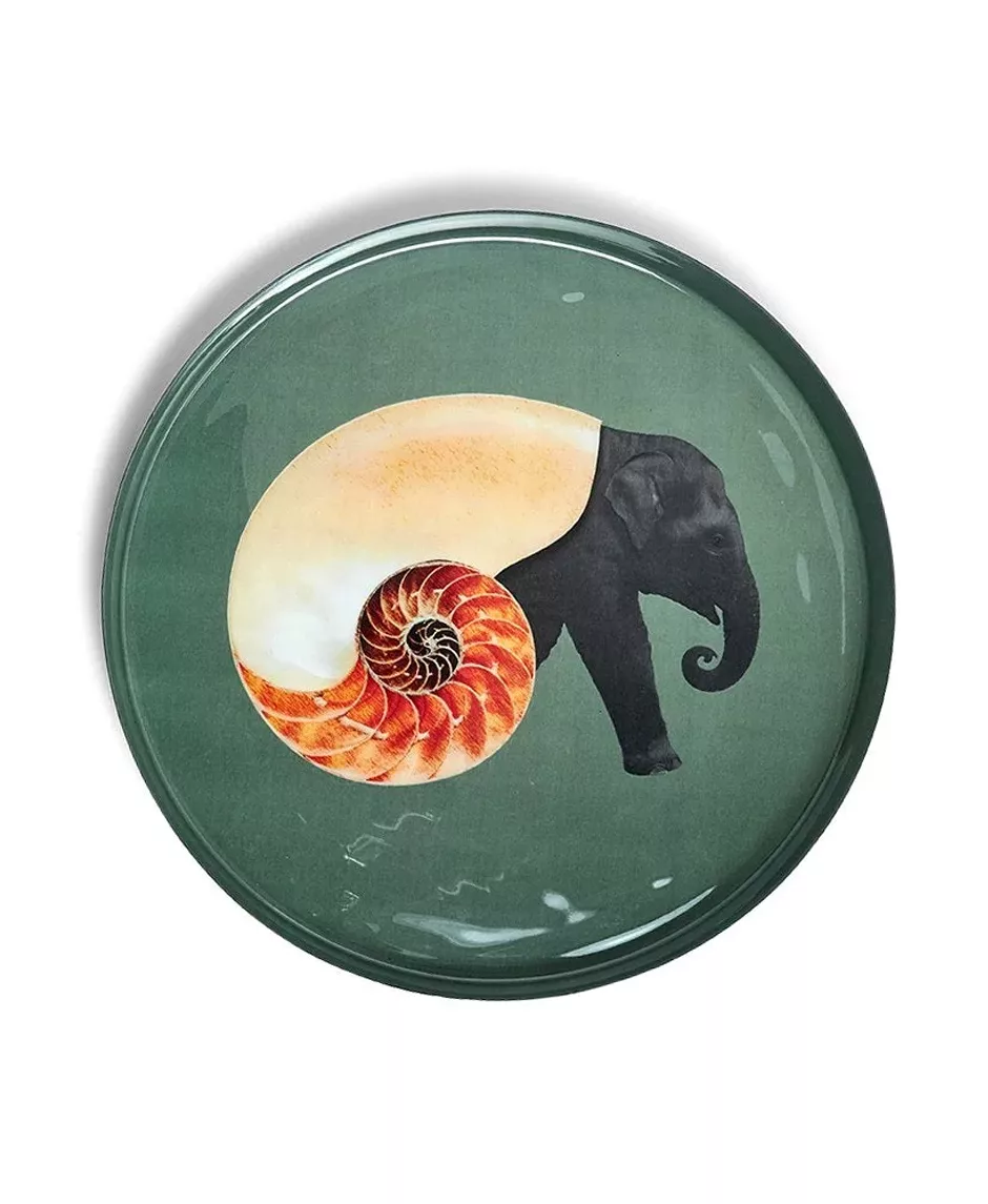 Gangzaï - Plateau Rond Shellephant | Cercle Rouge Store
