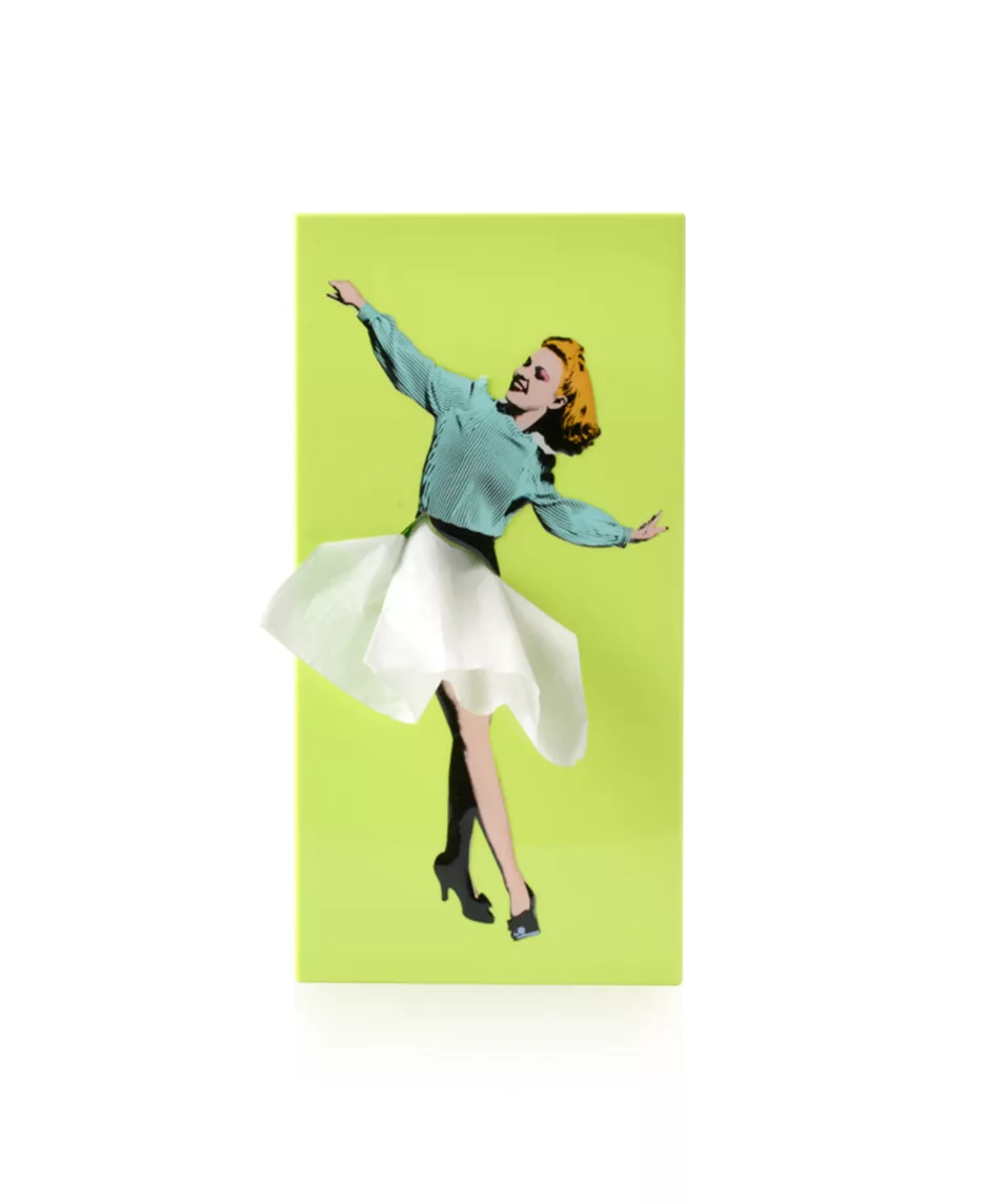 Boite Mouchoirs - Pin-up Verte | Cercle Rouge Store